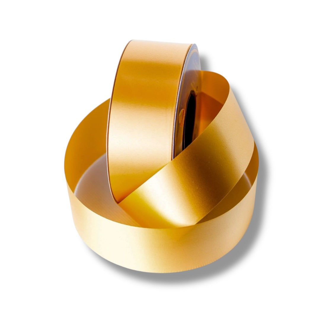 Listón liso seda - Oro – landys.com.mx